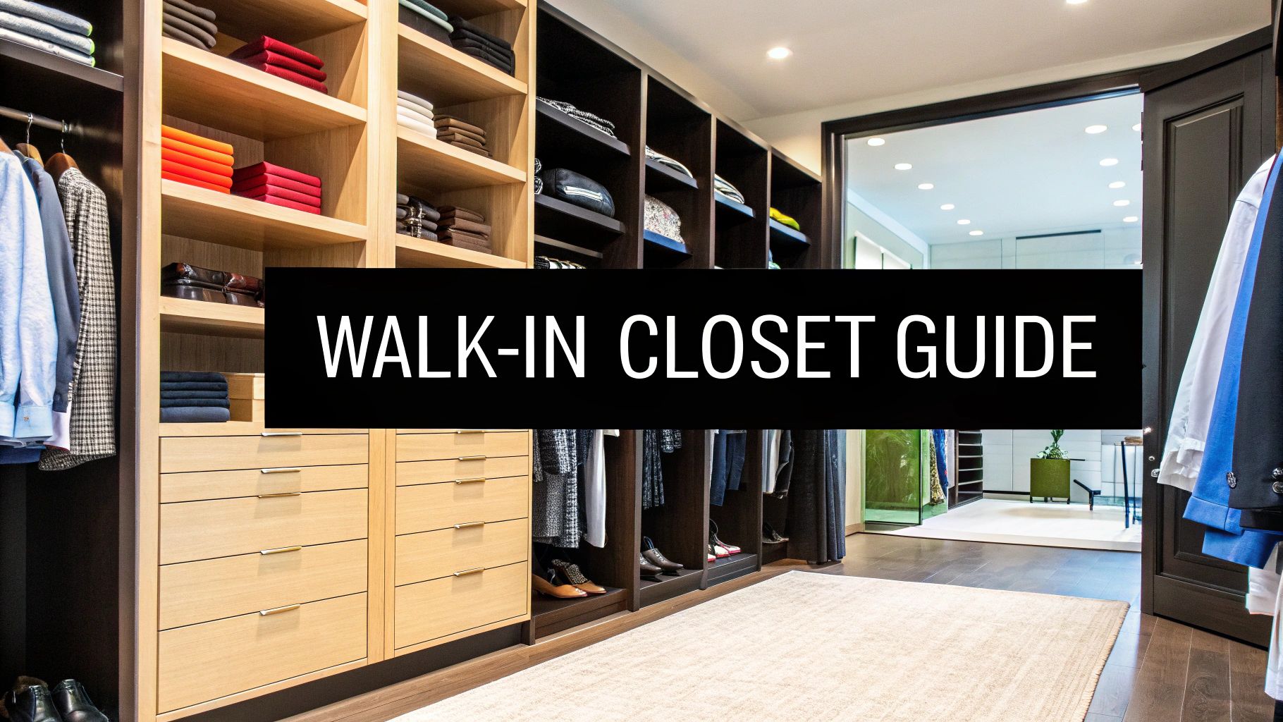 Walk-in Closet Design: Proper Dimensions for Storage and Comfort ...