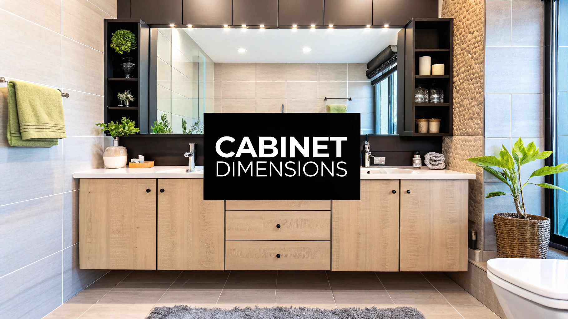 Bathroom Cabinet Sizes and Standard Measurements | Sinclair Cabinets ...