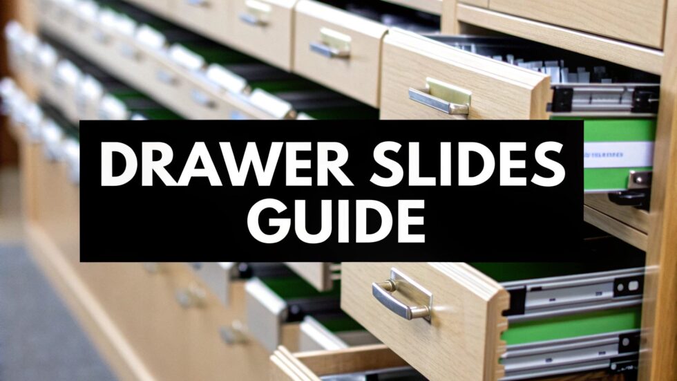 Explore Cabinet Drawer Slide Types for Every Need | Sinclair Cabinets ...