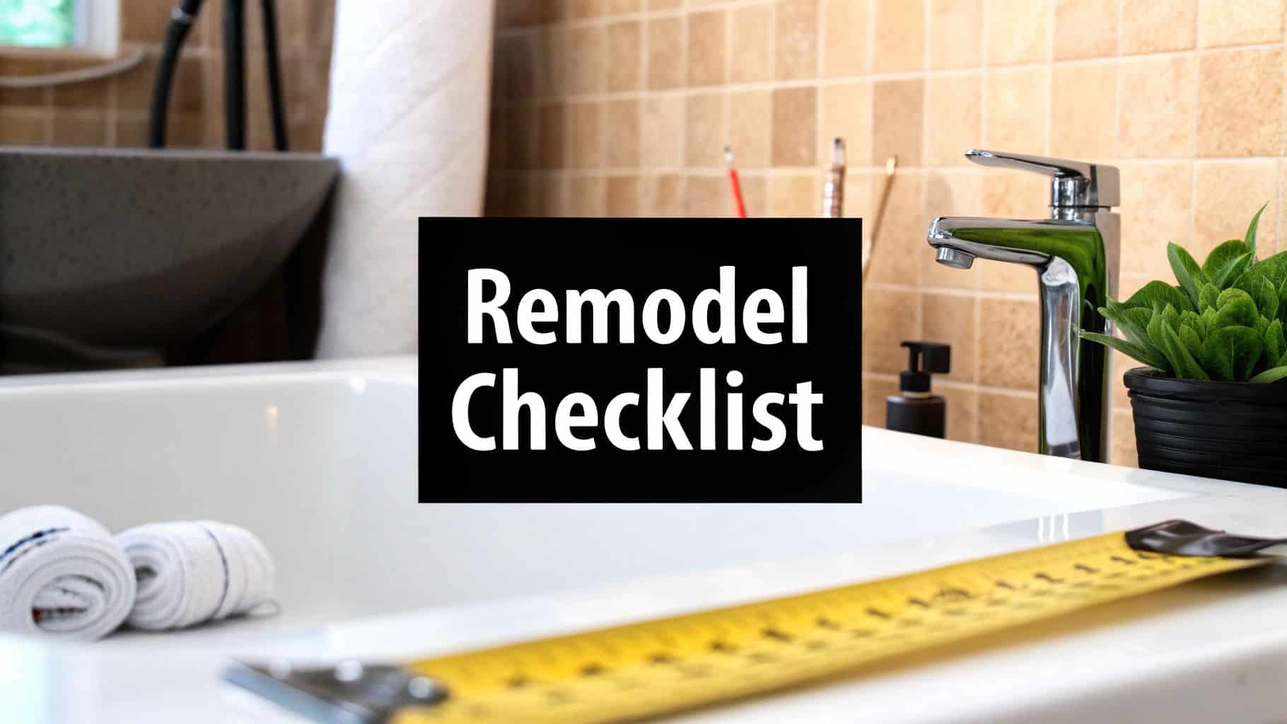 Top 7 bathroom remodel checklist template Ideas | Sinclair Cabinets ...