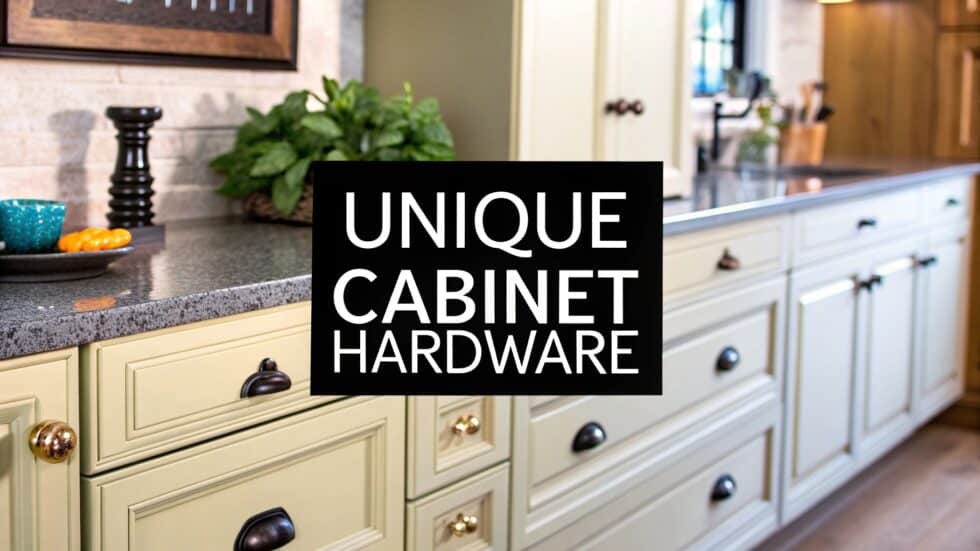 7 Unique Kitchen Cabinet Hardware Ideas to Elevate Your Space ...